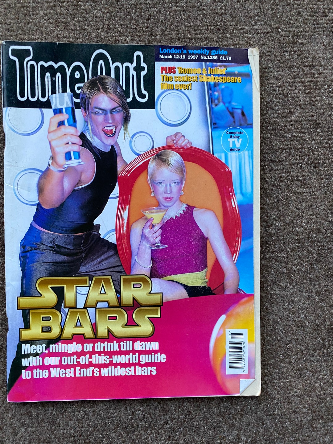 London Time Out Magazine | March 1997 No. 1386 | West End - Etsy