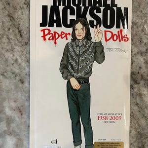 Michael Jackson Paper Dolls Commemorative Edition 1958-2009 - Etsy