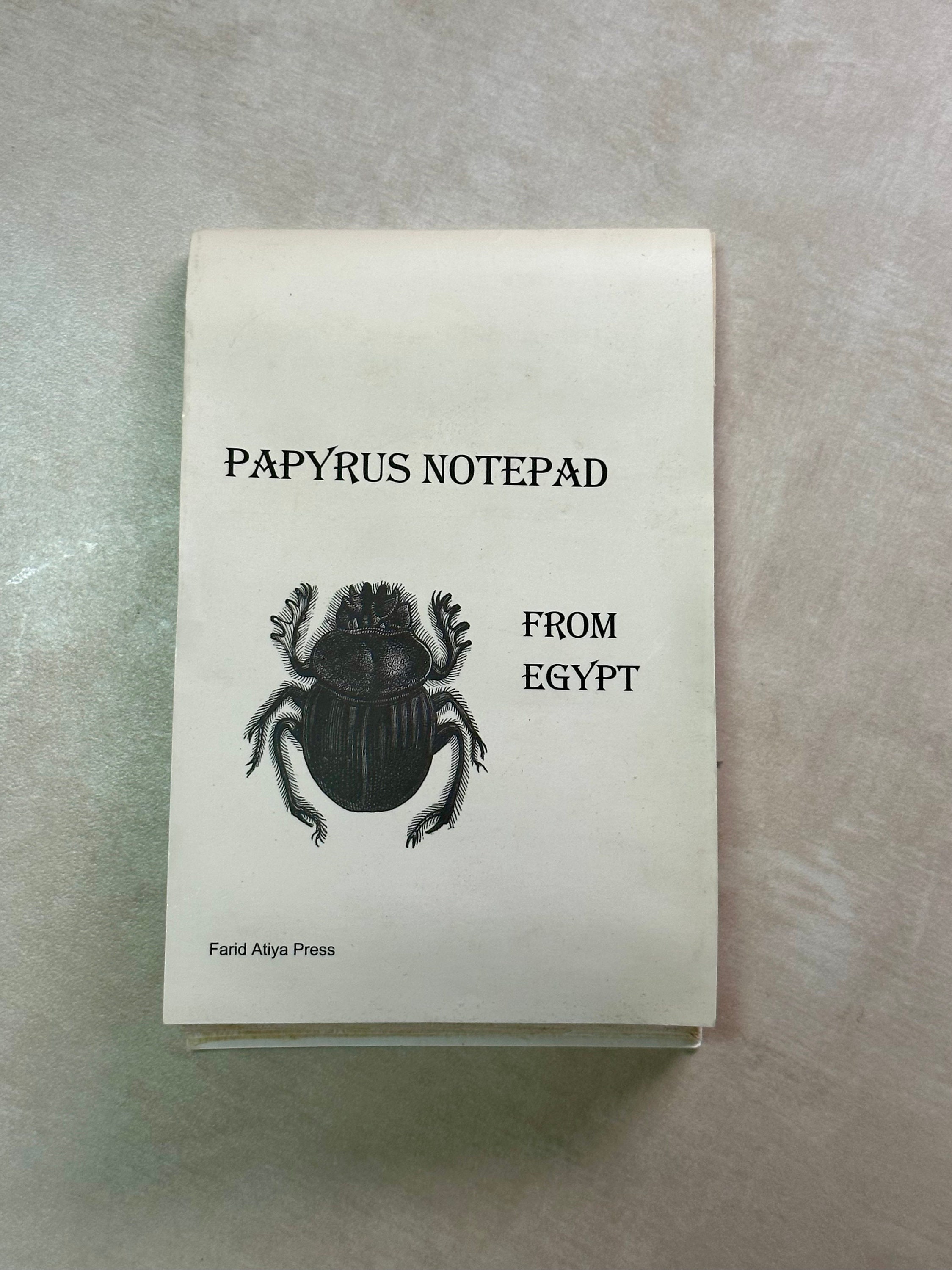 Egyptian Papyrus Blank Notepad - Etsy UK