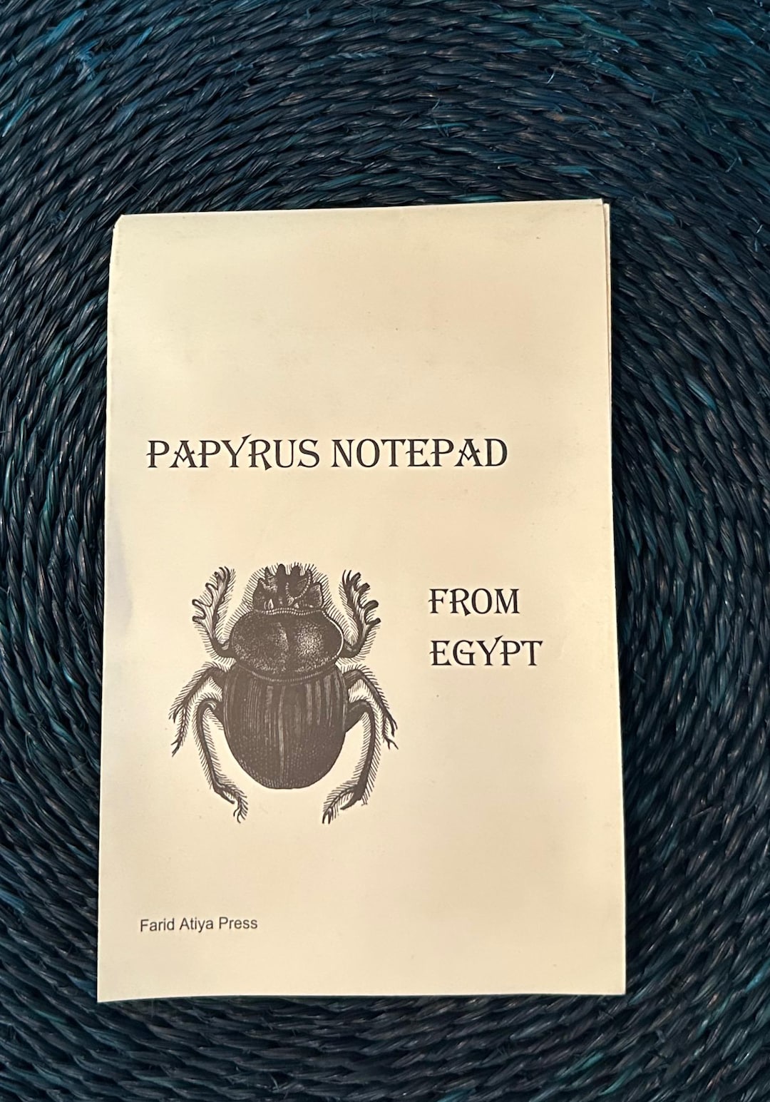 Egyptian Papyrus Blank Notepad - Etsy