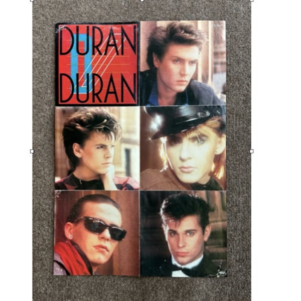 Duran Duran 80s Poster - Etsy
