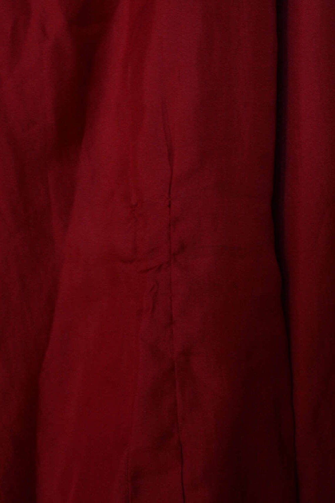 Miss Scarlet Vibrant Red Long Sleeved Vintage Silk Shirt - Etsy