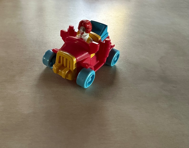 1990 Ronald Mcdonald Happy Meal Toy Car - Etsy