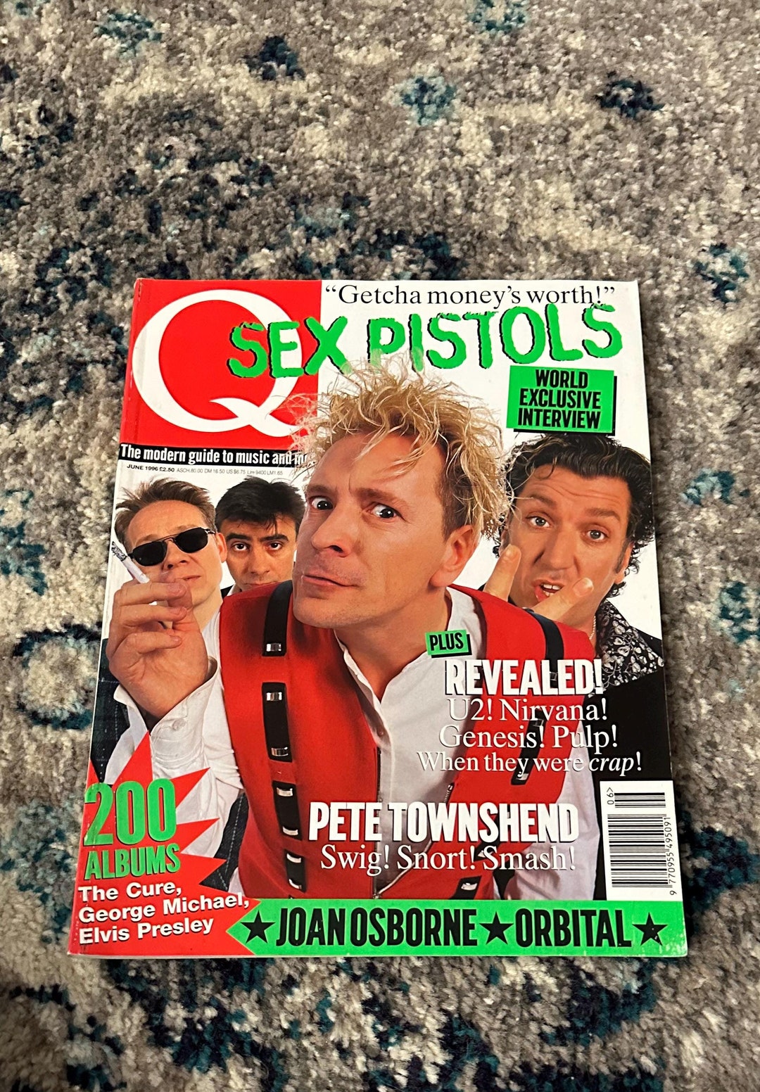 Q Magazine | June 1996 | the Sex Pistols on the Cover - Etsy