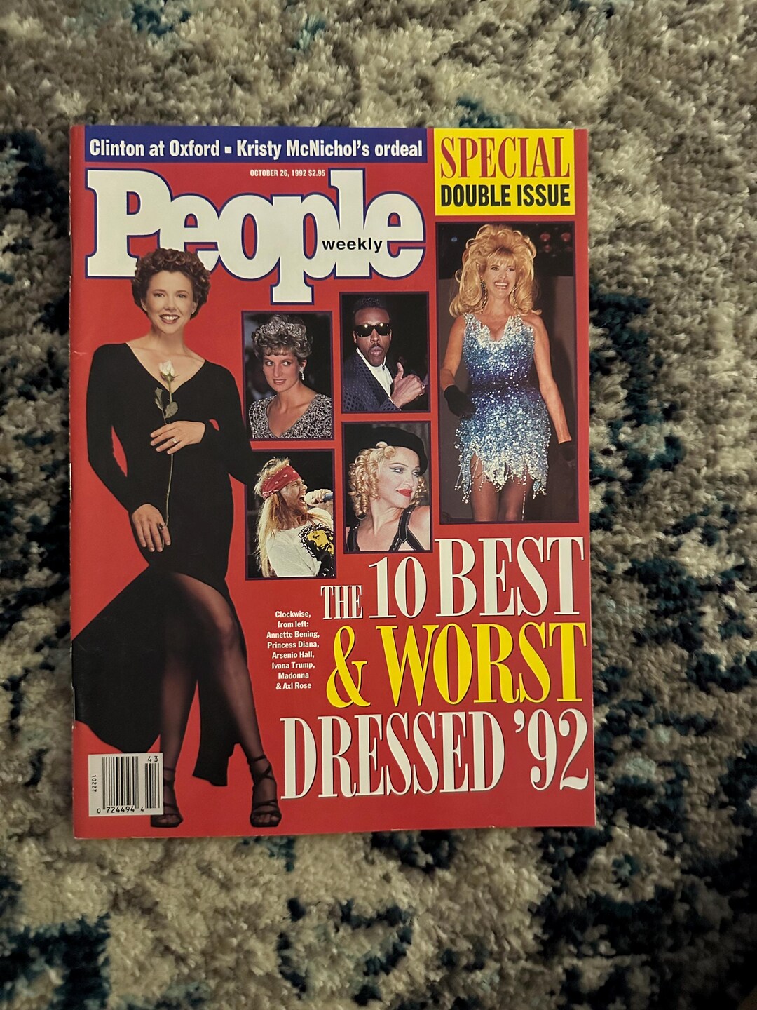 People Magazine | October 1992 | Best and Worst Dressed - Etsy