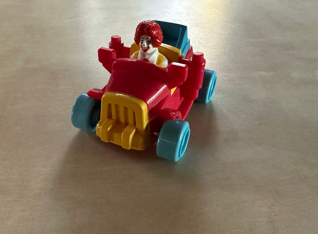 1990 Ronald Mcdonald Happy Meal Toy Car - Etsy