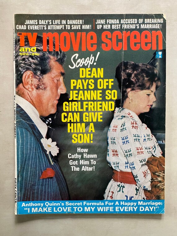 TV and Movie Screen Magazine November 1971 - Etsy