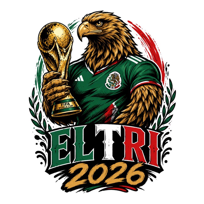 El Tri 2026 PNG, Mexico Eagle FIFA World Cup Digital Download, Mexican ...