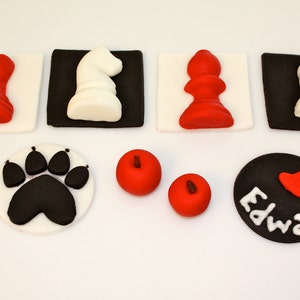 TWILIGHT FAN- Fondant Cupcake, and Cookie Toppers - 1 Dozen - Etsy