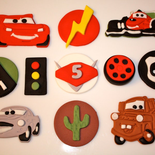 Cars Fondant - Etsy