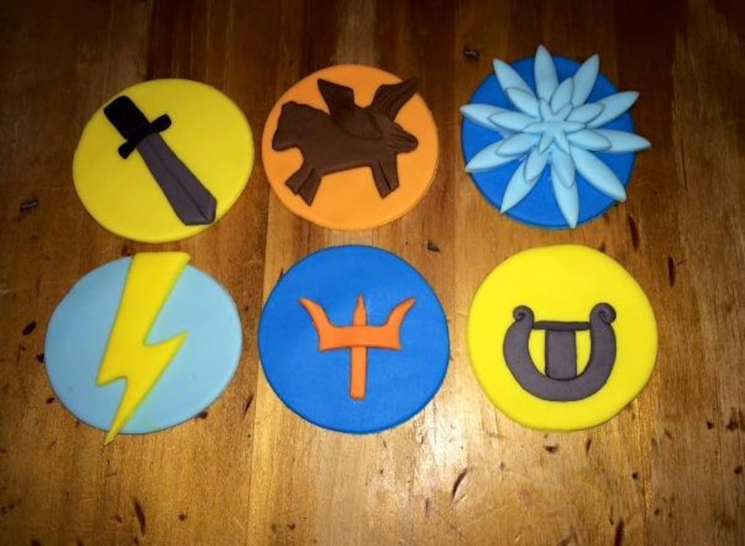 MYTHOLOGY - Fondant Cupcake, and Cookie Tops - 1 Dozen - Etsy