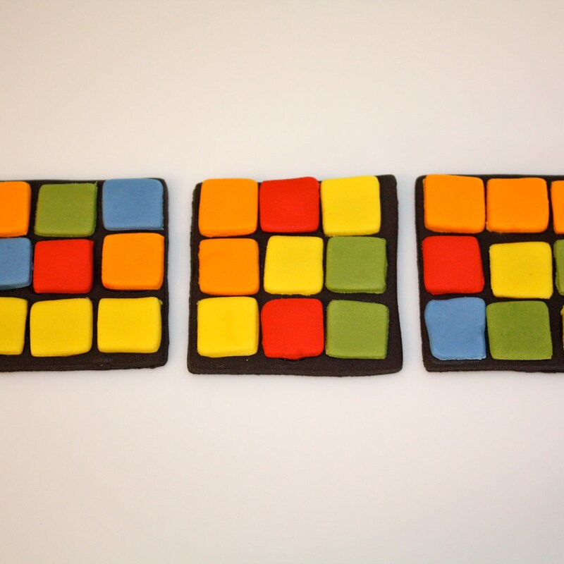 Rubiks Cube Cake Toppers - Etsy