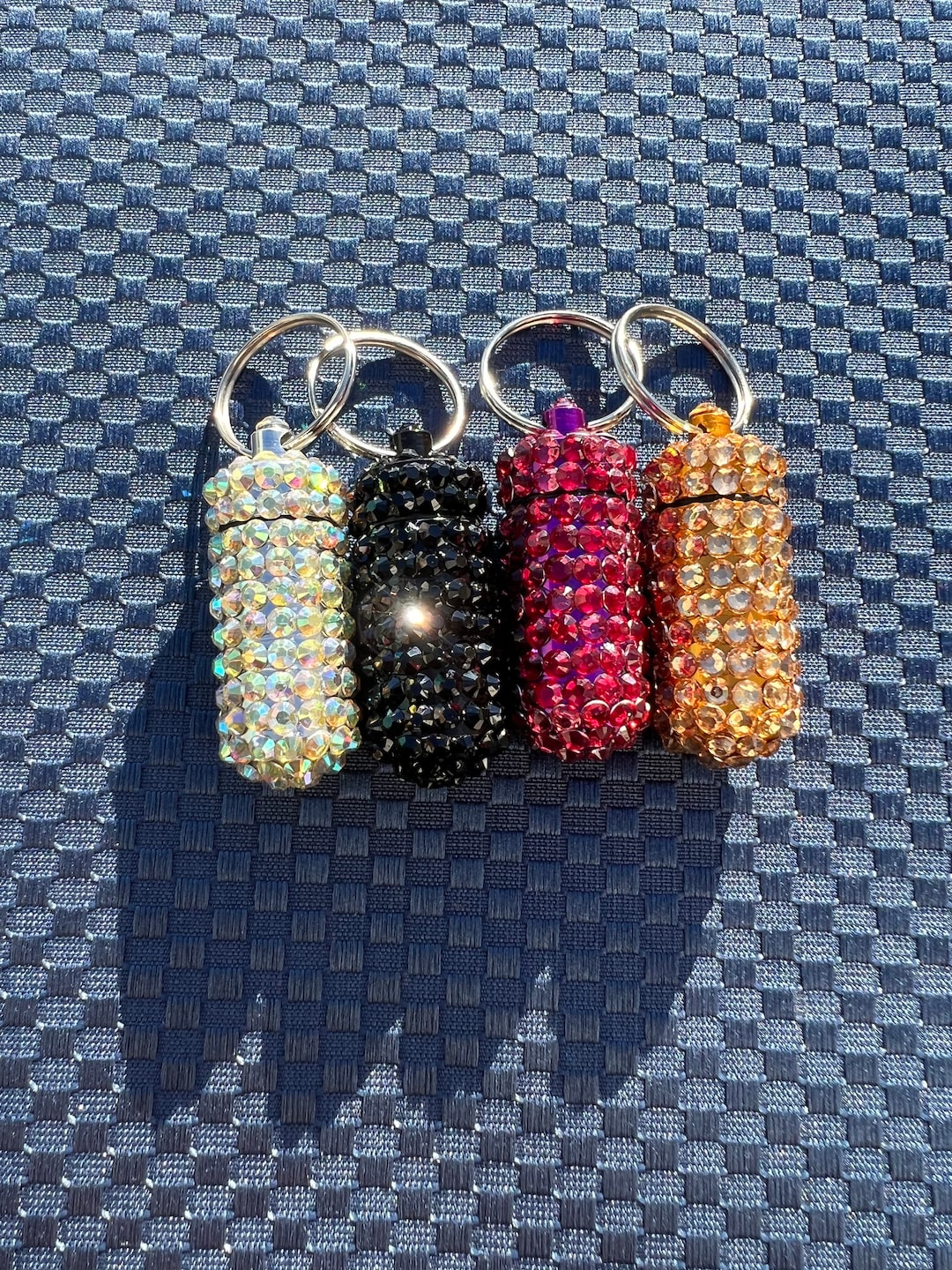 Crystallized Mini Pill Bottle - Etsy