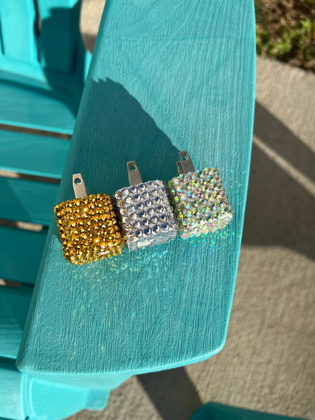 Sparkly USB Charging Block - Etsy