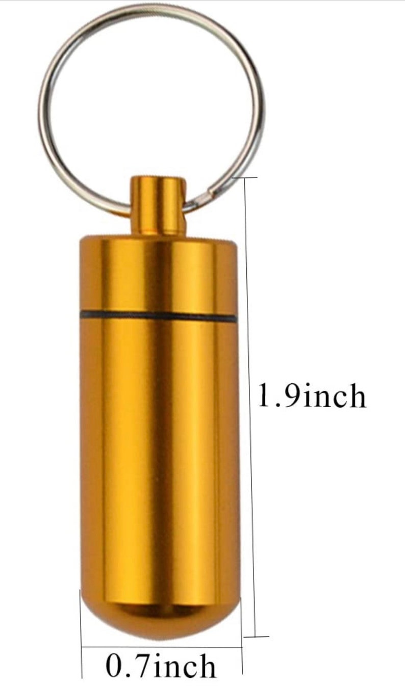 Crystallized Mini Pill Bottle - Etsy