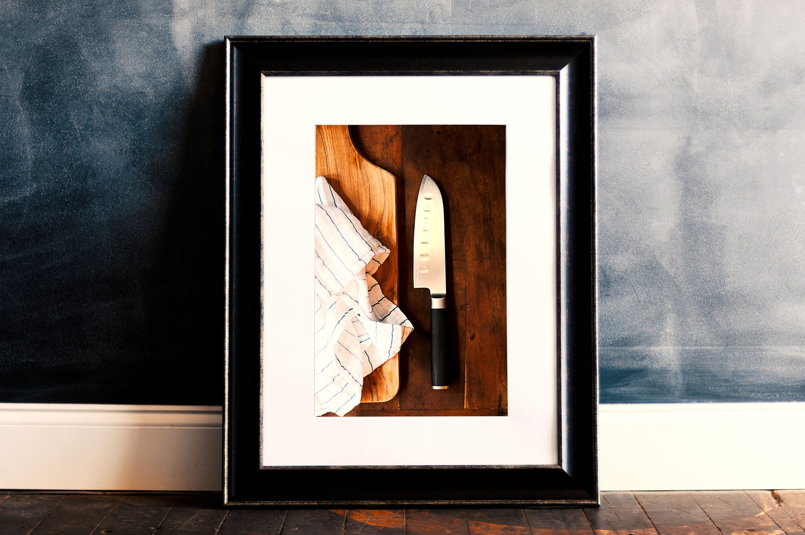 Food Photography Chef Knife and Napkin Photograph Modern - Etsy