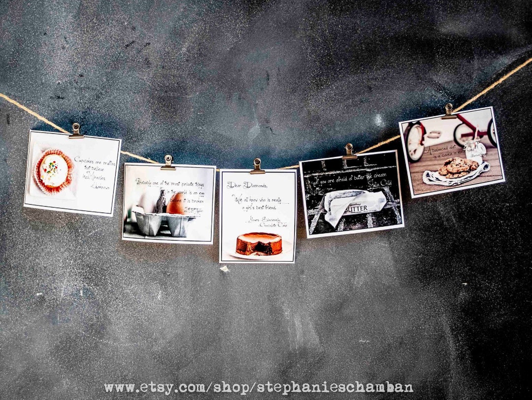 Set of Five Note Cards Funny Food Quotes Food Lover Gift - Etsy