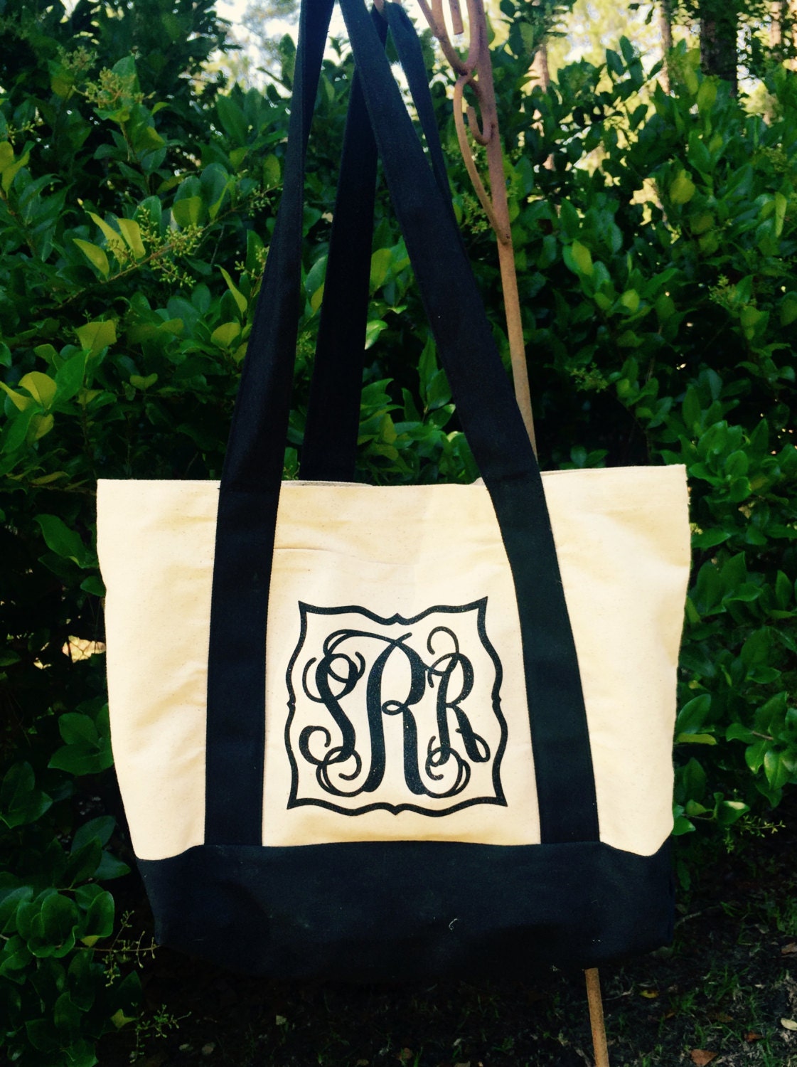 Monogram Logo Tote Bag | semashow.com