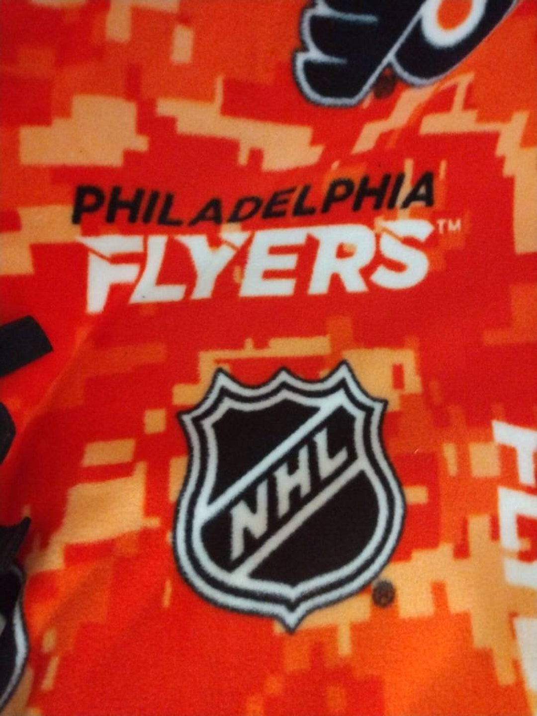Philadelphia Flyers Fleece Tie Blanket - Etsy