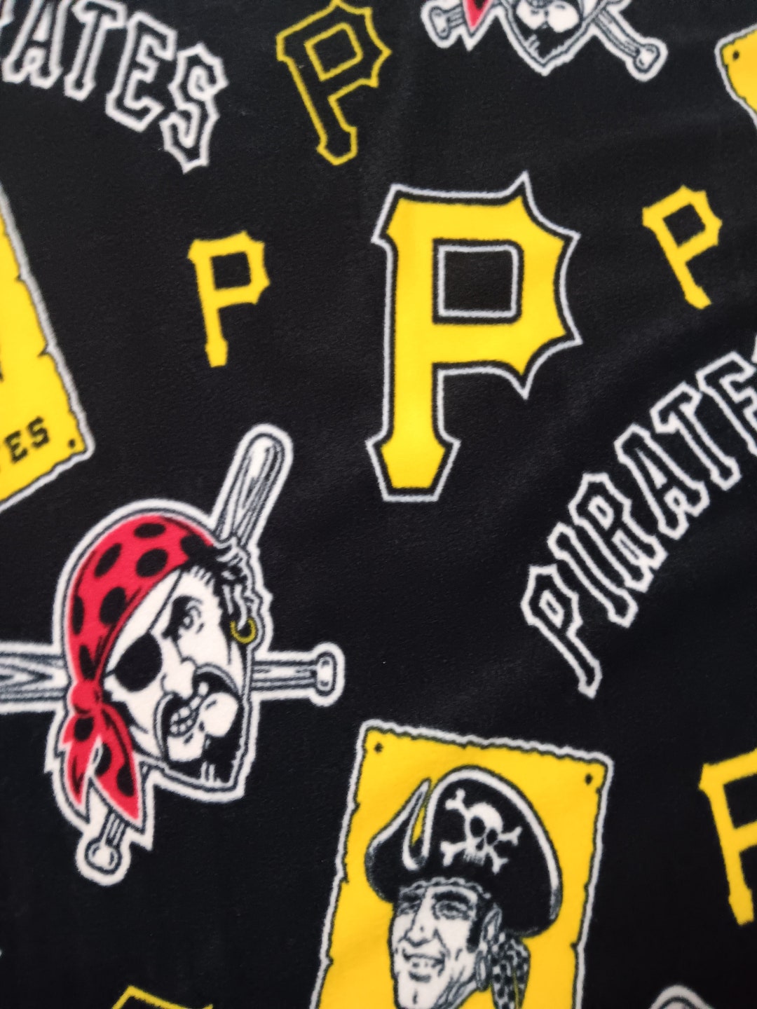 Pittsburgh Pirates Fleece Tie Blanket - Etsy