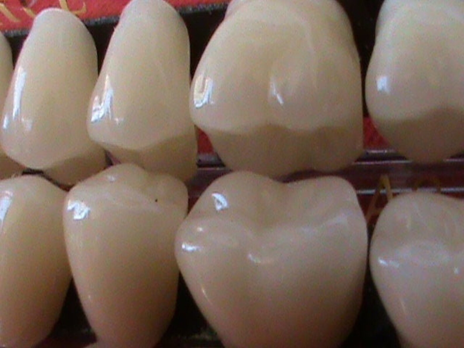 3 Sets/ 12 Card of Acrylic Resin Teeth Shade A1 Size 22. - Etsy