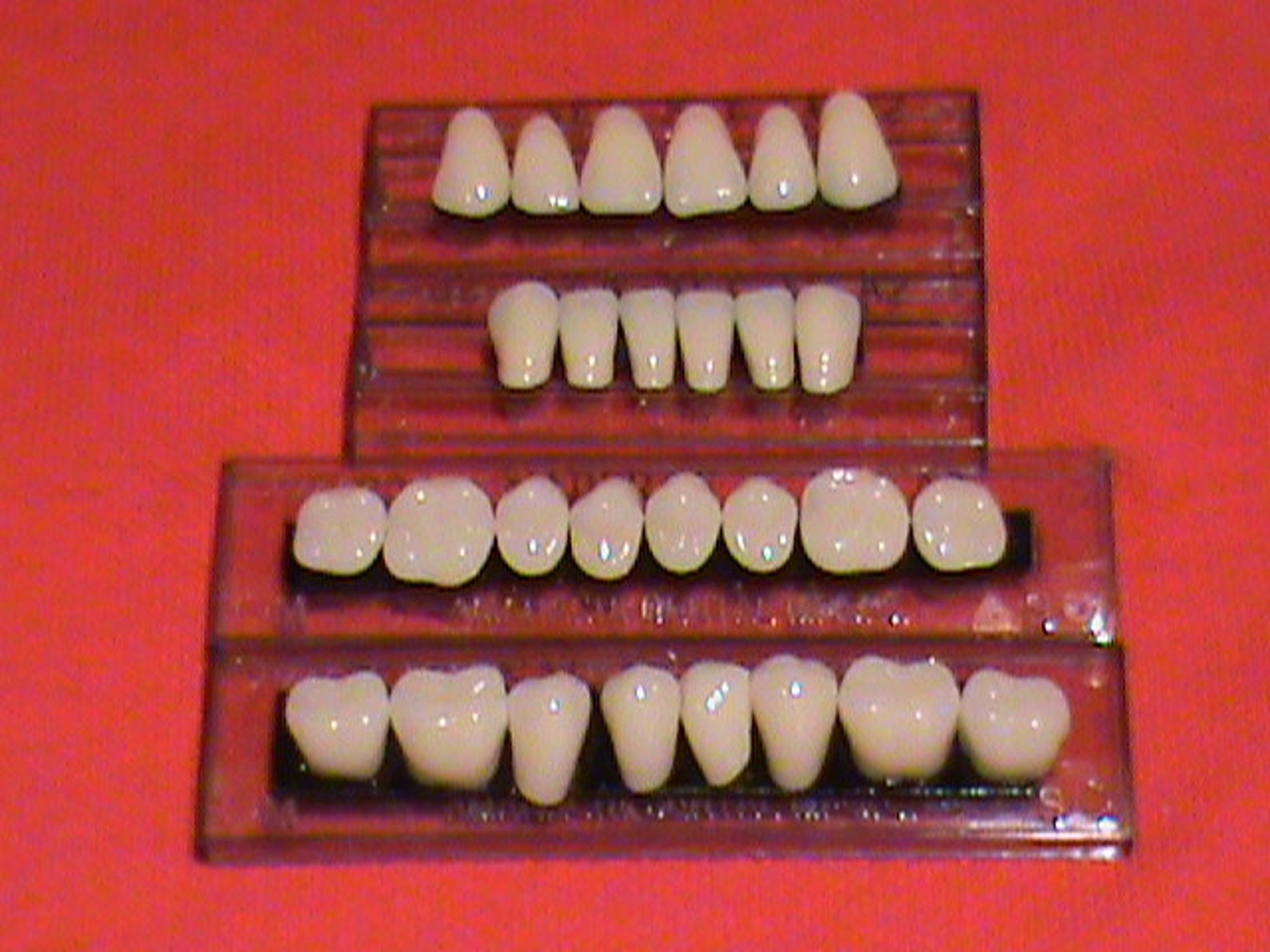 One Complete Set of Acrylic Resin Denture/false Teeth. - Etsy Canada