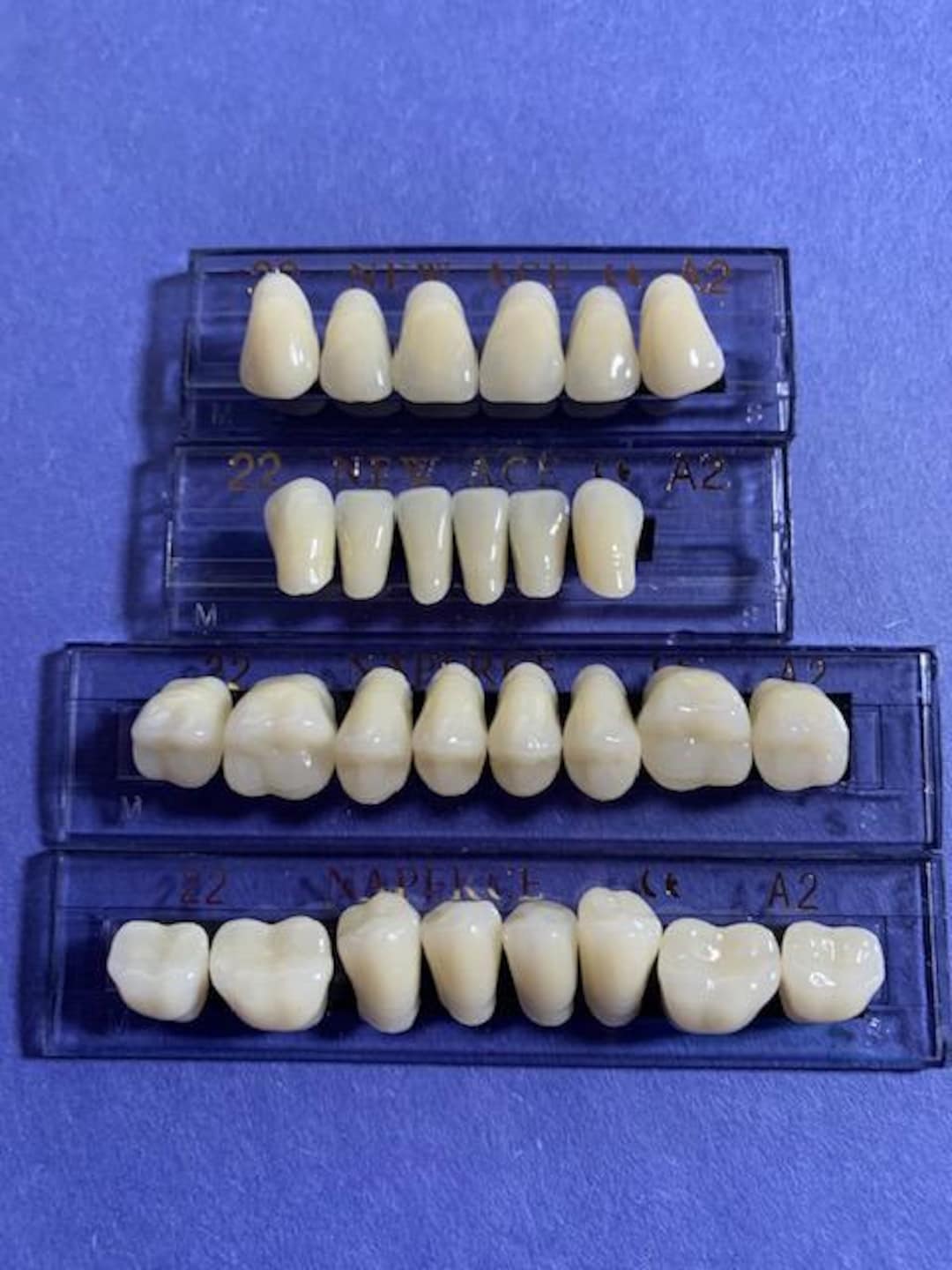 One Complete Set of Acrylic Resin Denture/false Teeth. Available in ...