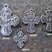 1pc Scapular Medal 4 Way Cross pendant Sterling Silver 925 | Etsy