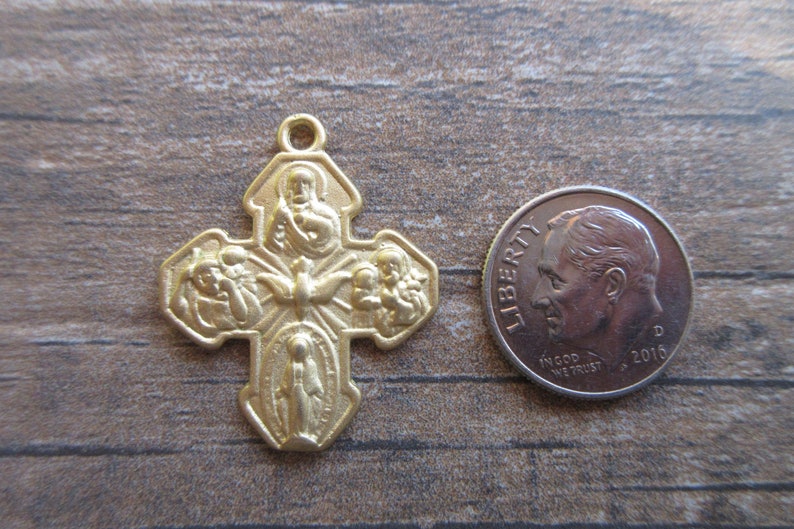 Scapular Four-way Medal Necklace Sterling Silver or 18k Gold Vermeil ...