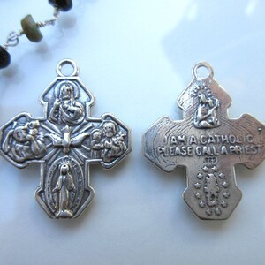 1pc Scapular Medal 4 Way Cross Pendant Sterling Silver Vintage - Etsy