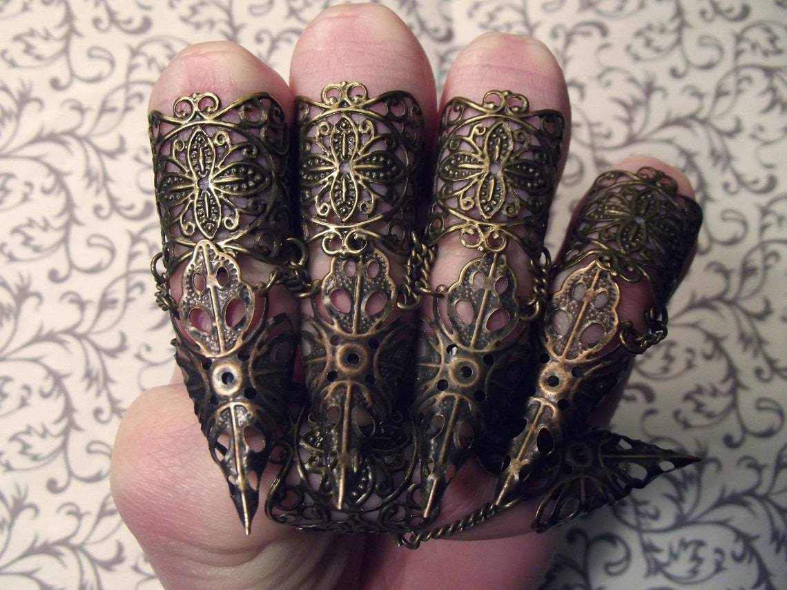Bronze Elven Claw Armor // Set of 5 - Etsy Australia