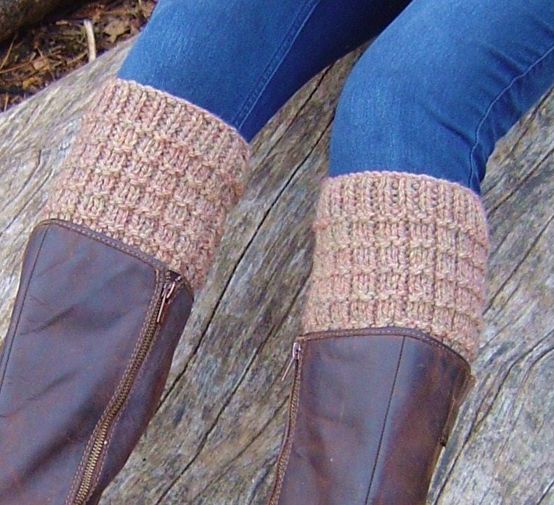 Knitting PATTERN Boot Cuffs Easy Boot Tops Knitting Pattern Beginner ...