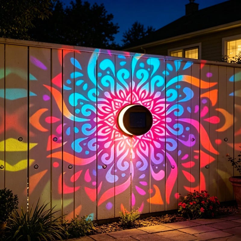 Mandala Solar Lights - Etsy UK