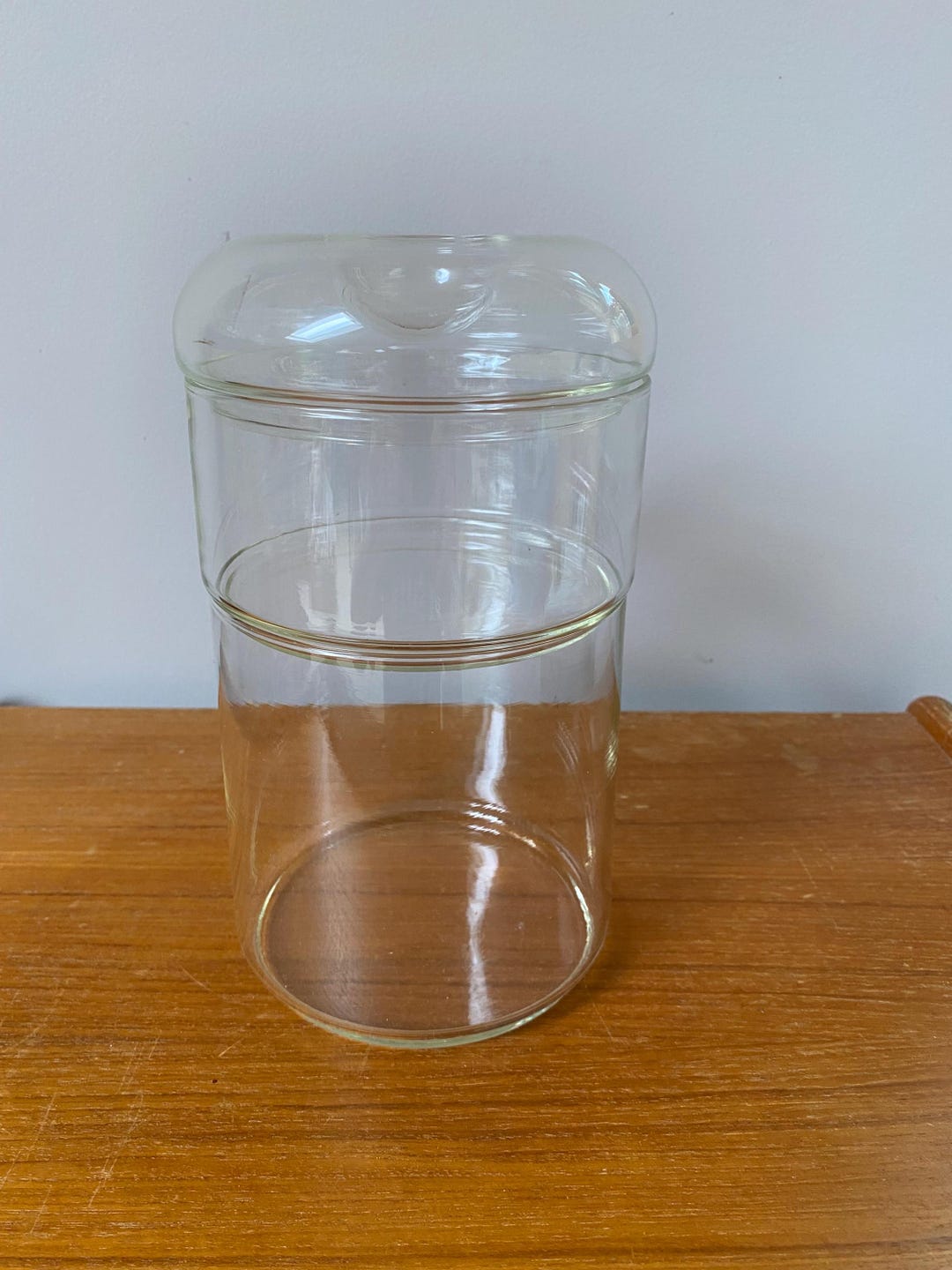 Corning Creative Glass Stacking Canister-new Old Stock - Etsy