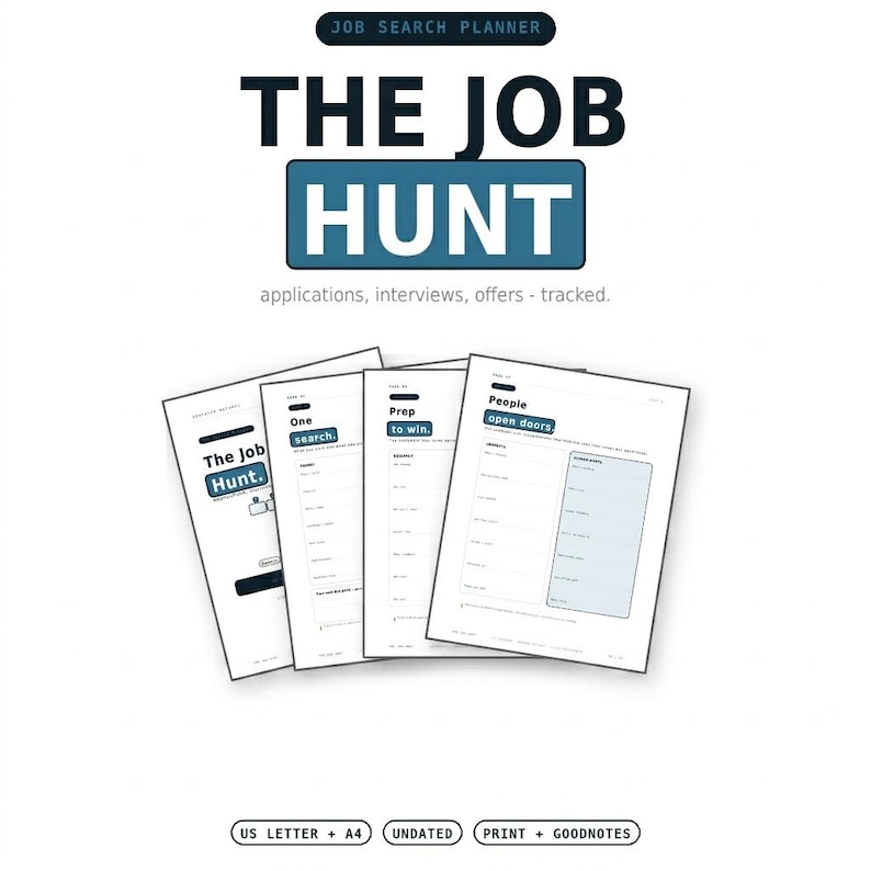 Job Search Planner – Application Tracker, Interview Prep, Offers ...