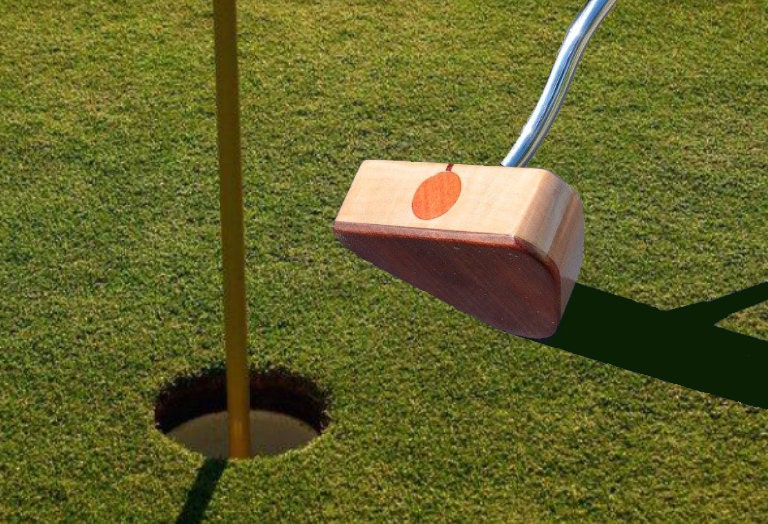 Handcrafted Figured Maple Wood and Bloodwood Golf Putter - Etsy