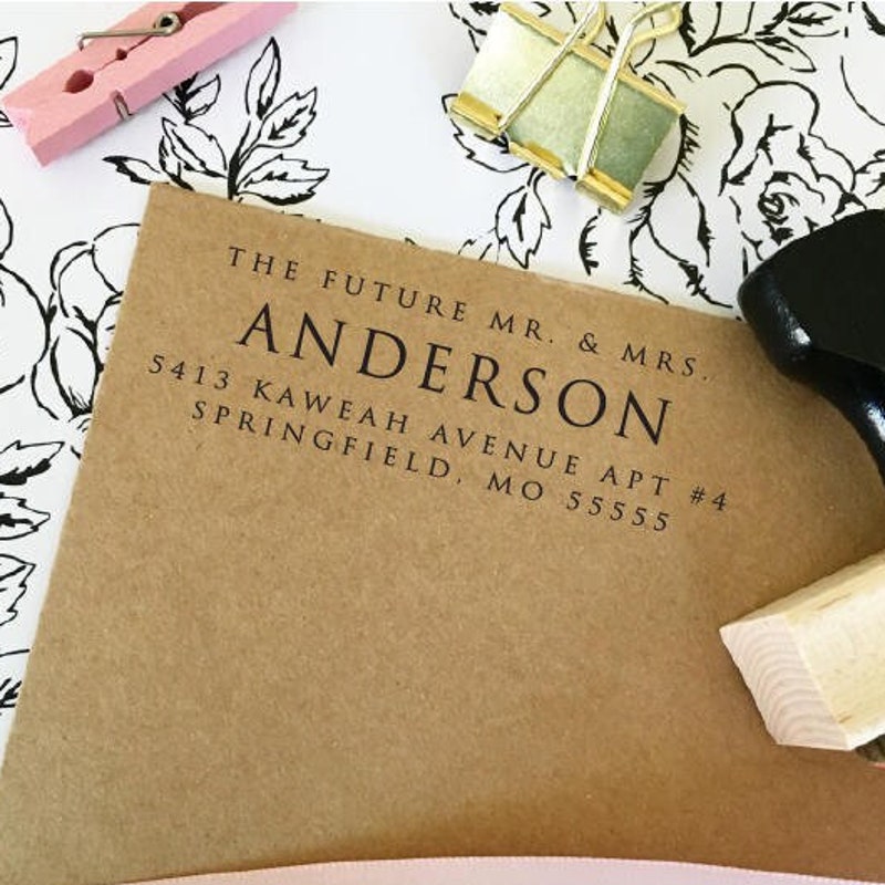 Mr and Mrs Stamp - Etsy