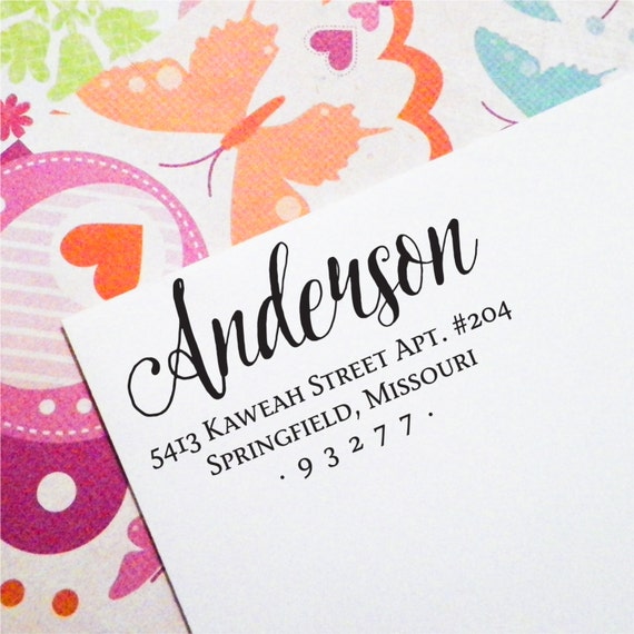 return-address-stamp-return-address-stamp-self-inking-bridal-etsy