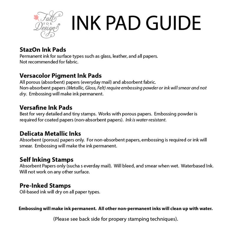 Business Stamps Custom Handmade by Stamp Self Inking Stamp - Etsy