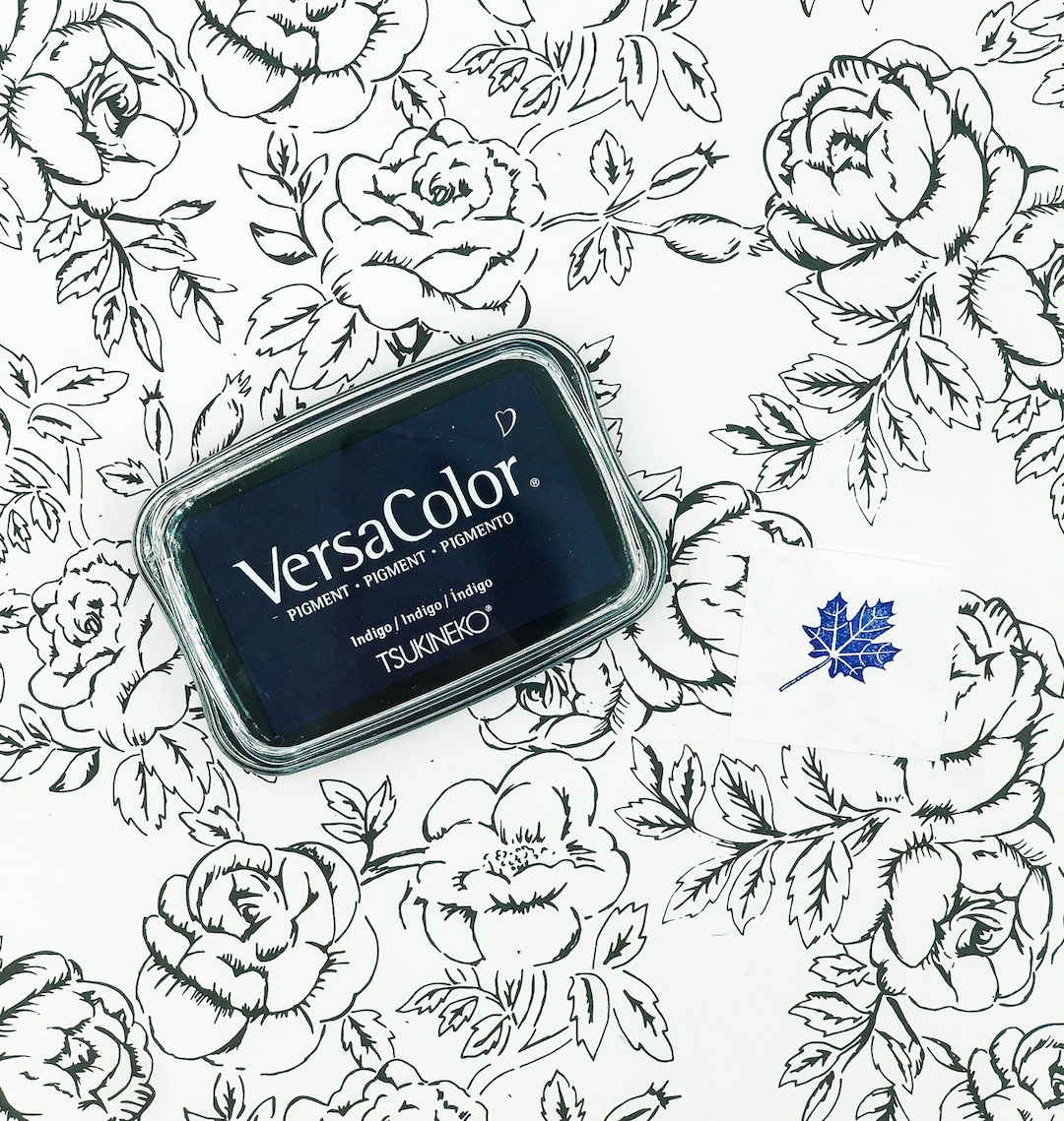 Blue Ink Pad - Versacolor Pigment Dye Ink Pad in Indigo - Etsy