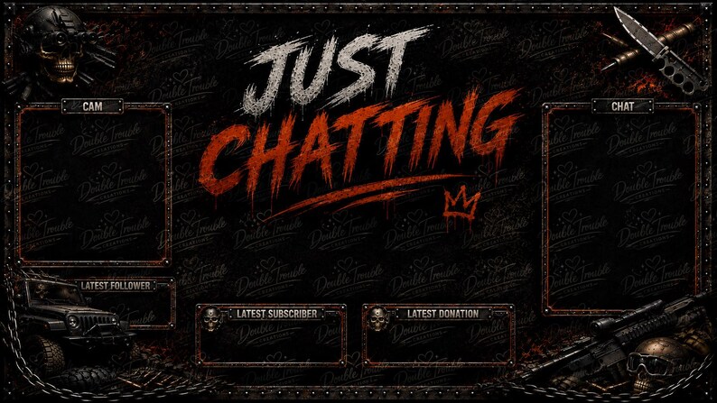 War Overlay for Streaming, Starting Soon Graphic (twitch Compatible ...