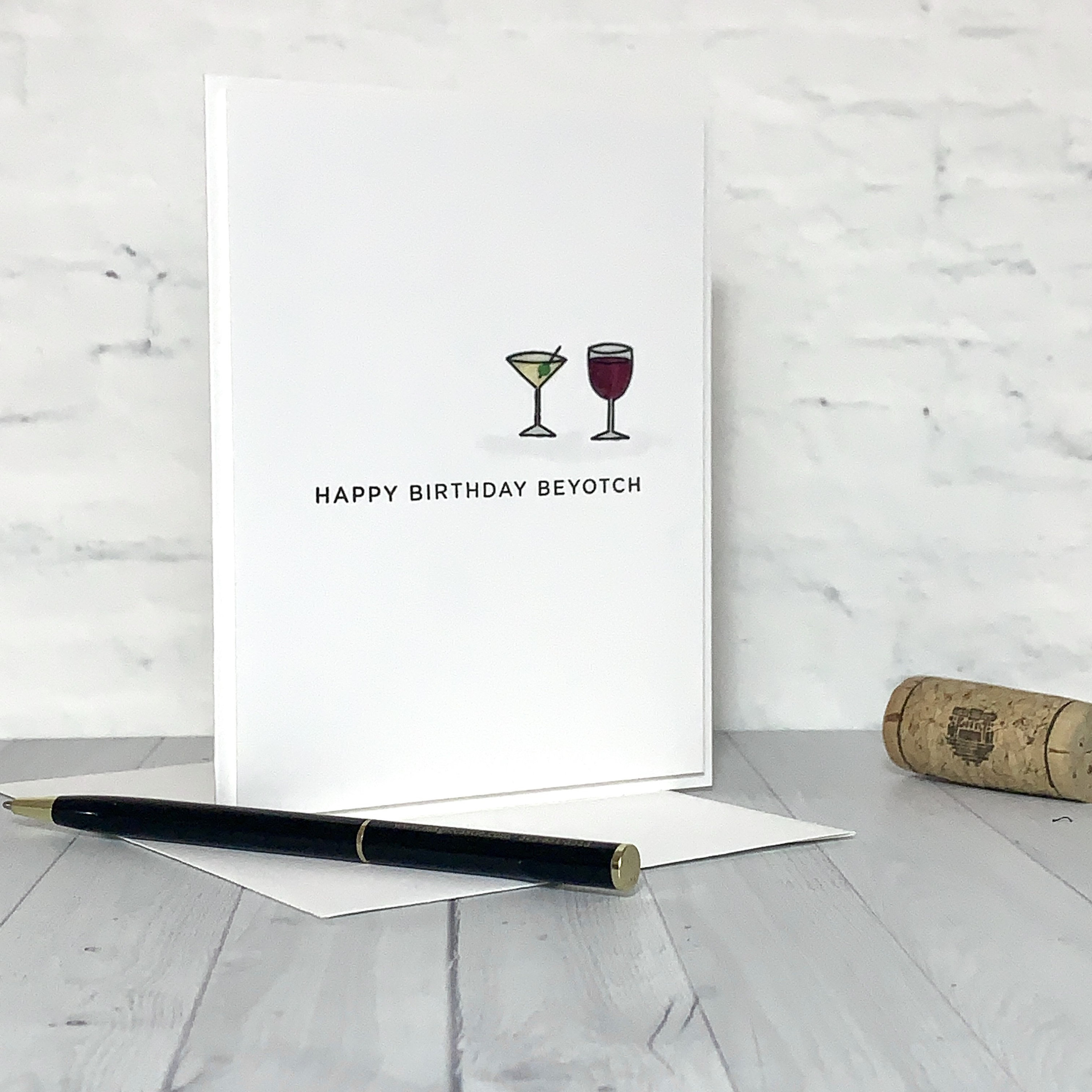 Happy Birthday Beyotch Snarky Birthday Card - Etsy