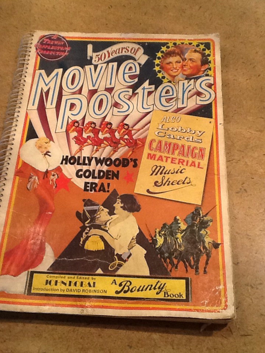 Vintage "50 Years of Movie Posters Spiral Book" - Etsy