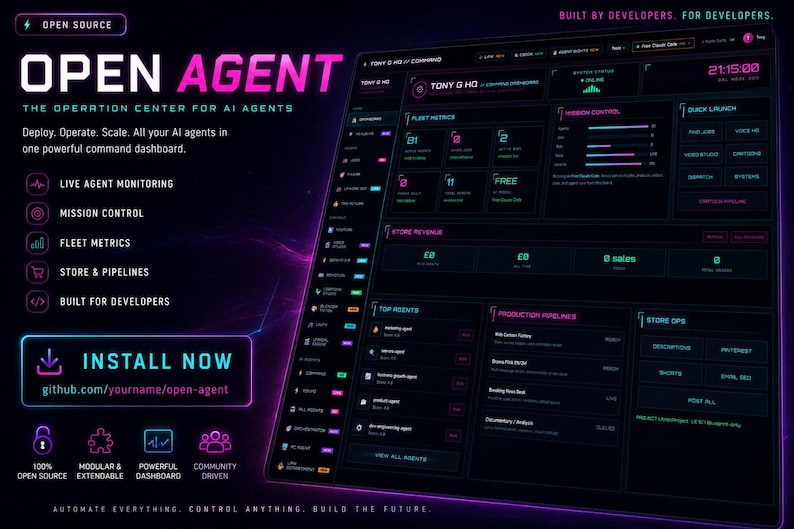 Local AI Command Center | Agent Dashboard, Automation Suite, Reseller ...