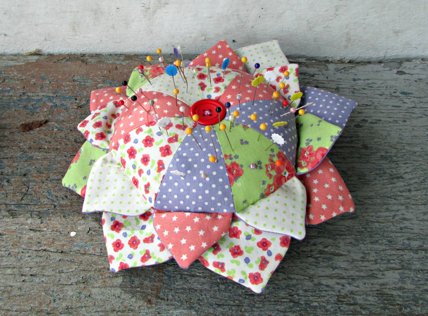 Mandala Flower Pin Cushion Pattern DIY Tutorial PDF - Etsy