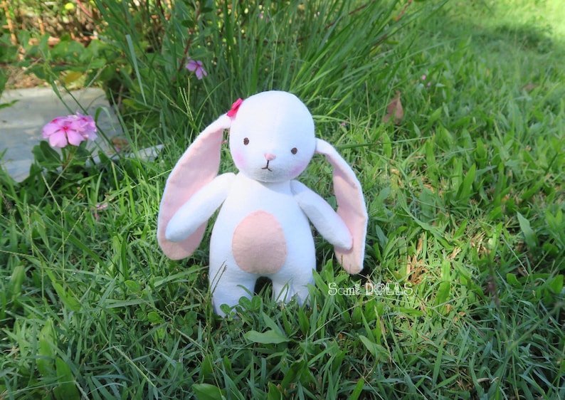 Bunny Plushie Pattern DIY Tutorial PDF by Sami Dolls | Etsy
