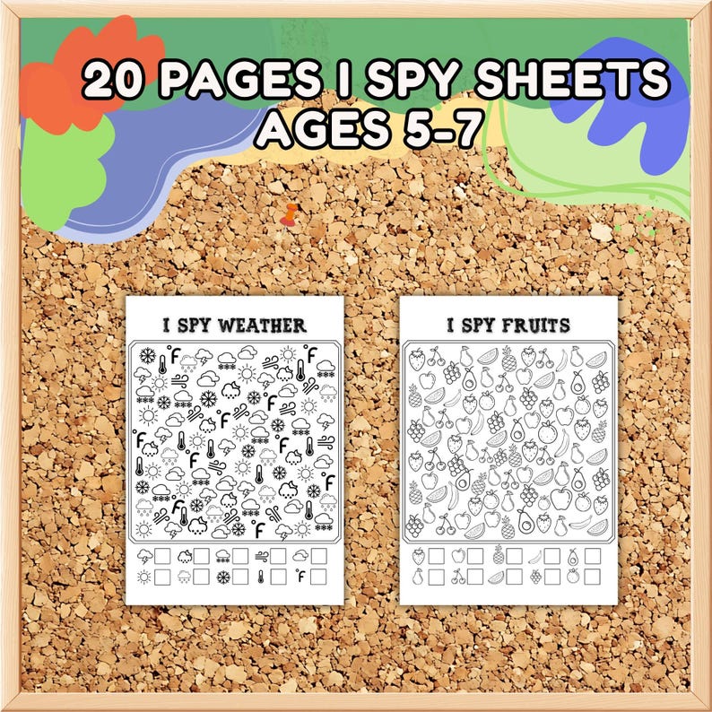 I Spy Bundle, Look and Find Activity - Etsy Canada
