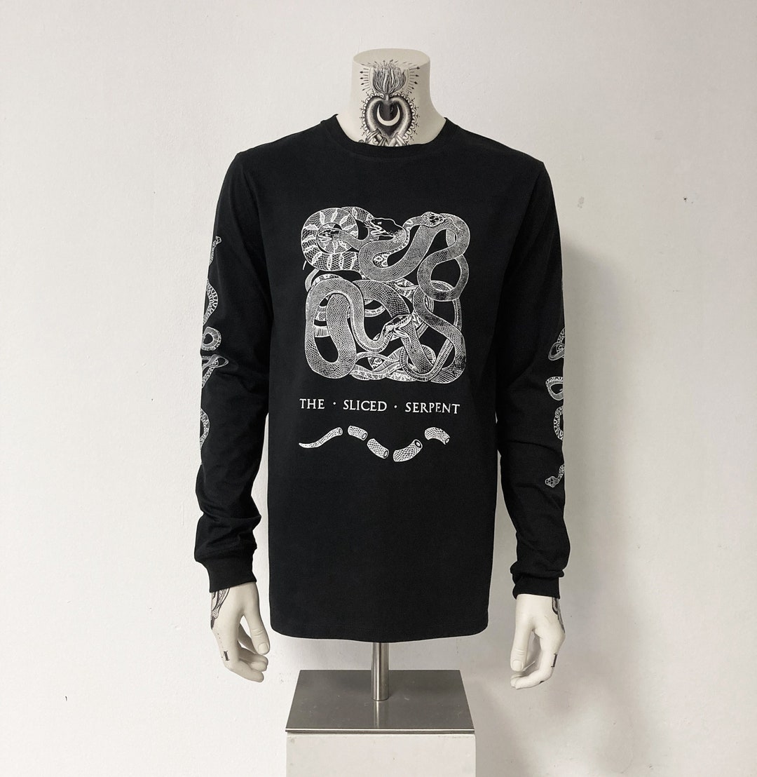 Snake Longsleeve Shirt Snake Print Long Sleeve Serpent - Etsy Canada
