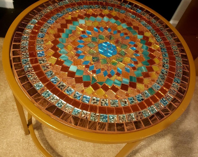 Mosaic Table- Made to Order - Etsy