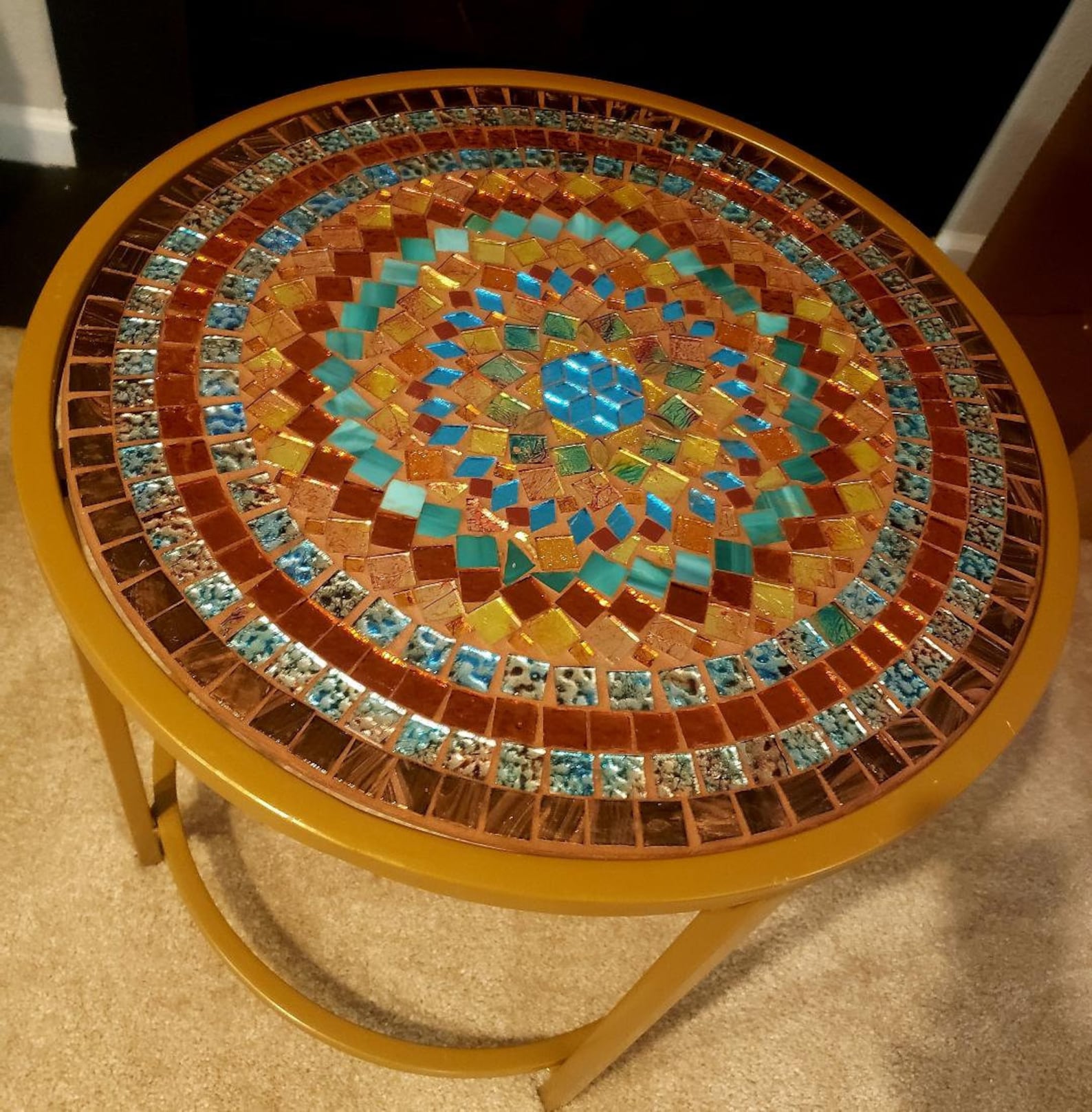 Mosaic Table- Made to Order - Etsy